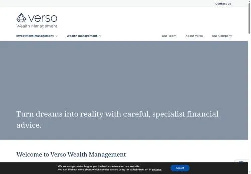 Verso Wealth Management Limited | Trusted in Liverpool