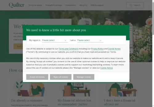 Quilter Financial Services Limited | Trusted in London